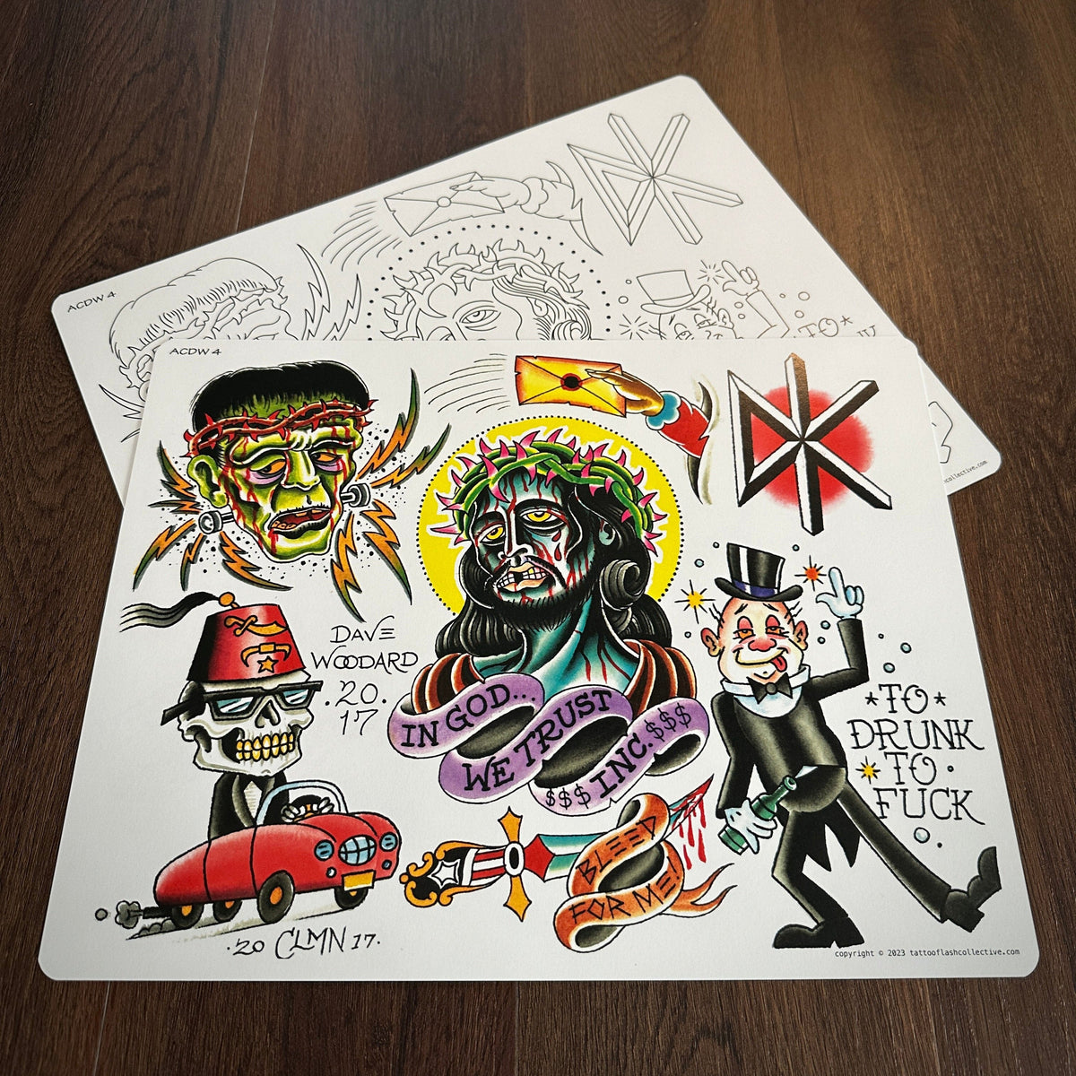 Aaron Coleman/Dave Woodard #04 - tattooflashcollectiveeurope
