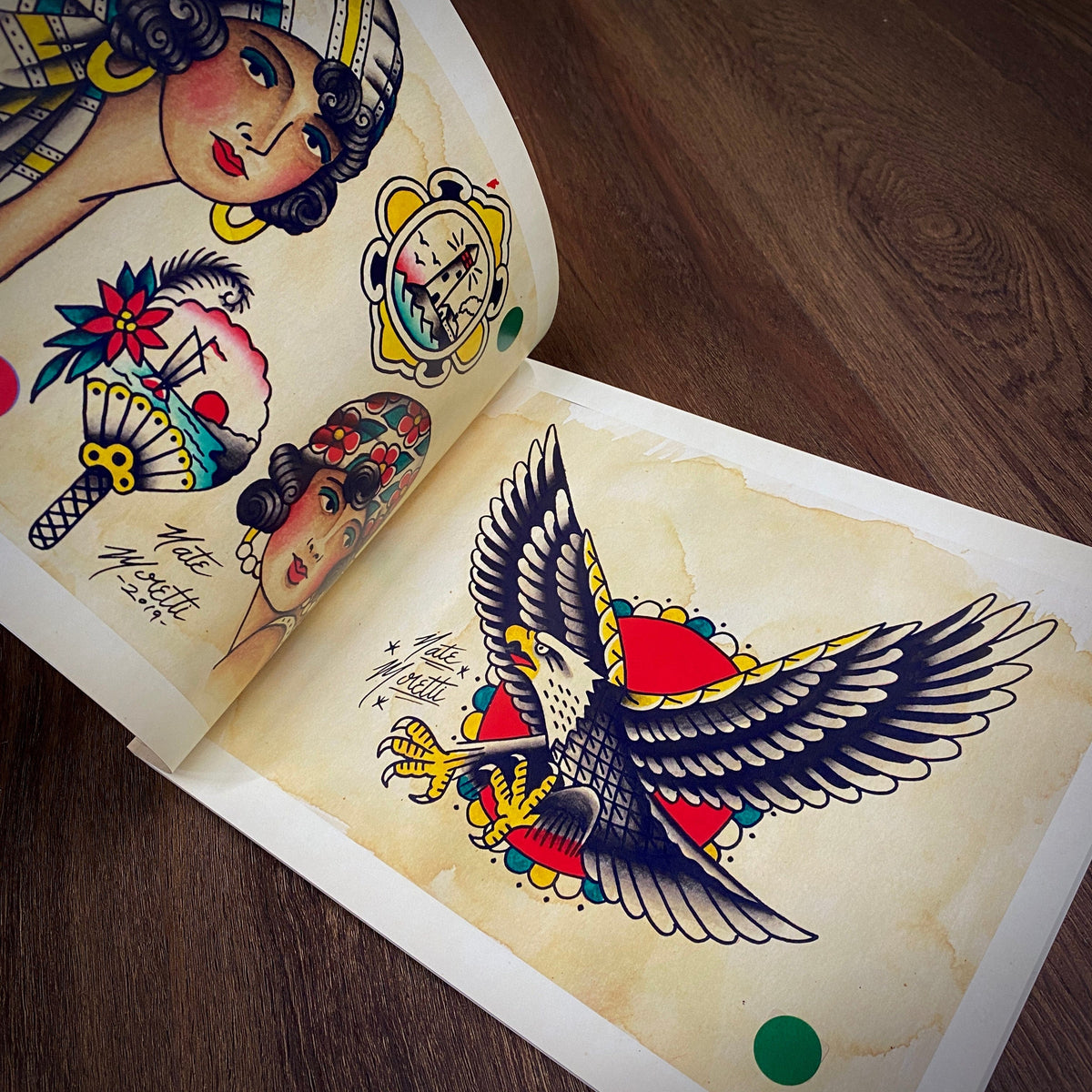Nate Moretti Traditional Tattoo Book - tattooflashcollectiveeurope