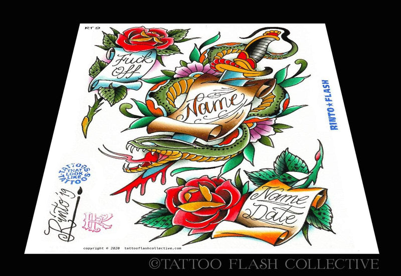 Rinto #09 - tattooflashcollectiveeurope